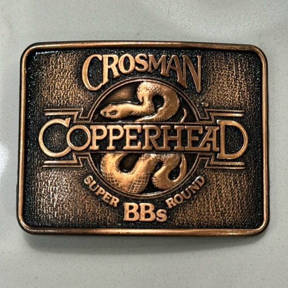 Accessories | Vintage Crosman Copperhead Super Round Bbs Belt Buckle From The 197s | Poshmark